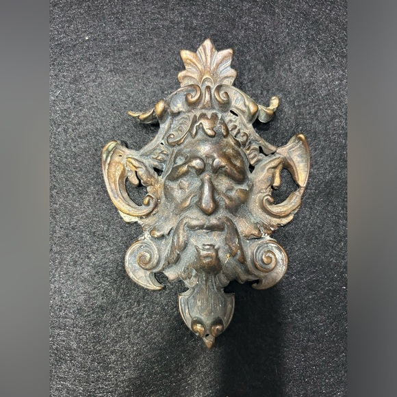 unknown | Art | Vintage Bronze Cast Mythical Door Knocker Missing The ...